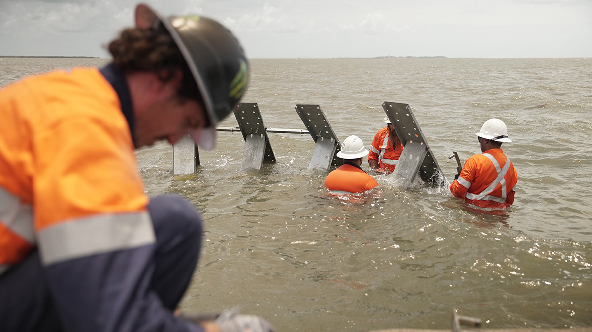 PMA’s Temporary Barrier Dams Used for Structural Testing Bridges